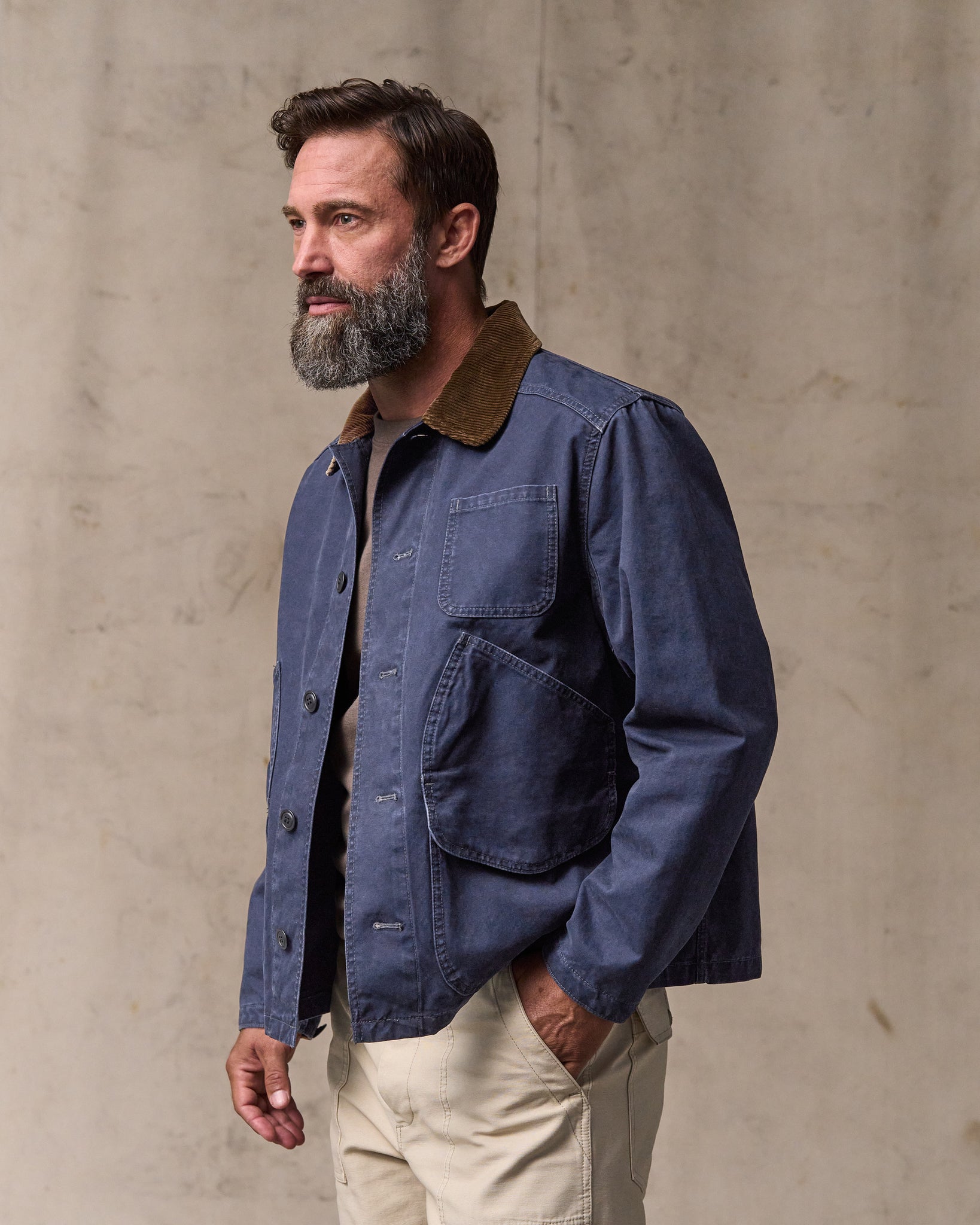 Filson Canvas Outfitter Jacket - Blue Mussel